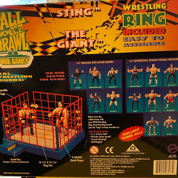 WCW | Toys | World Championship Wrestlingsting Vs The Giant Limited ...